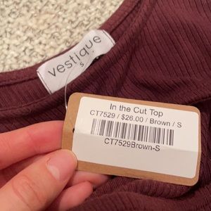 vestique | Tops | In The Cut Top | Poshmark